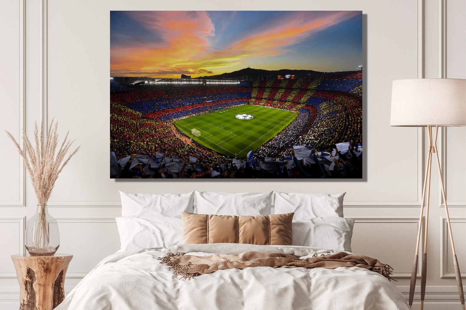Camp Nou Stadium Canvas, Camp Nou Wall Art, Stadium of Barcelona Poster ...