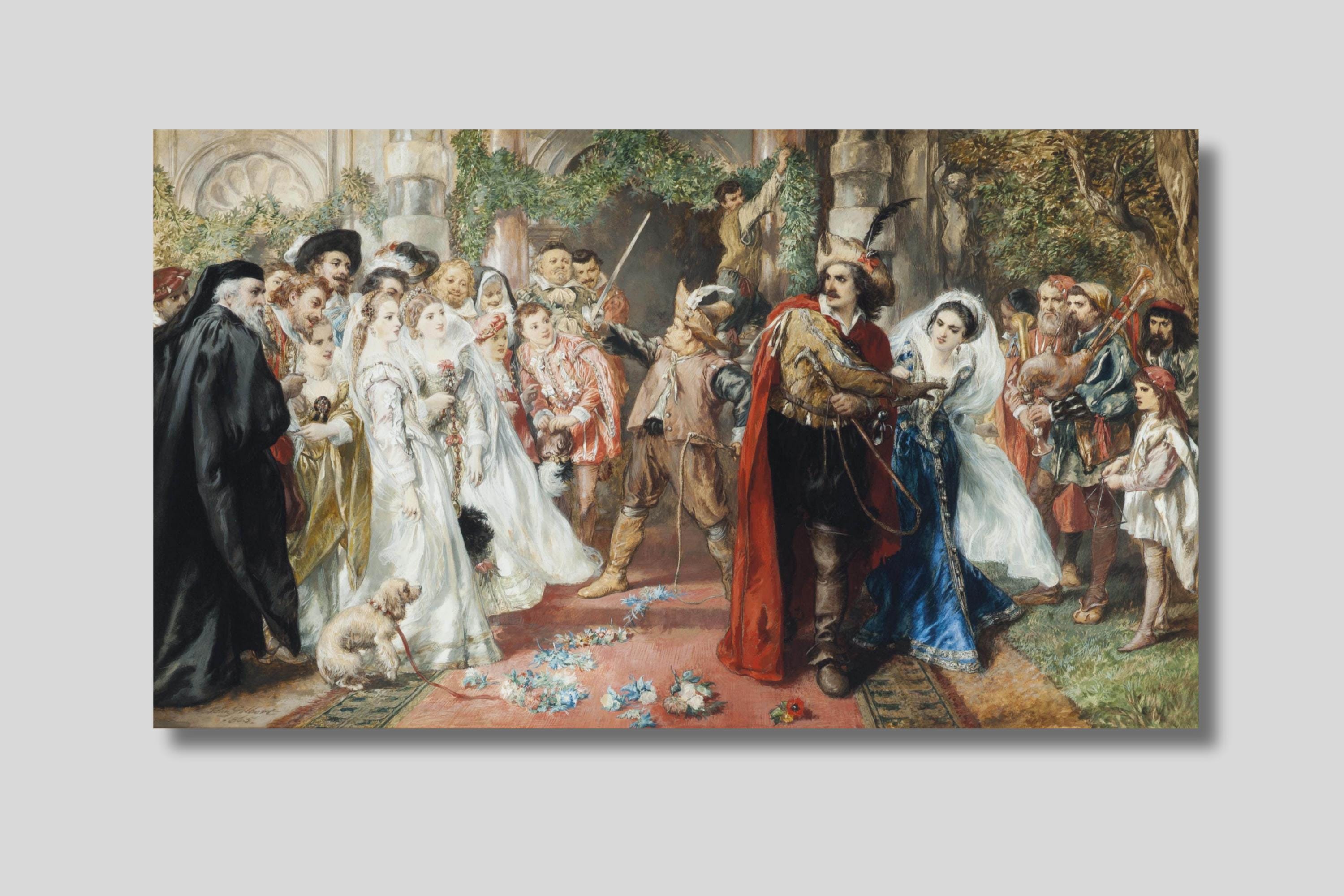 Taming of the shrew wedding scene | Honestweddingadvice.com