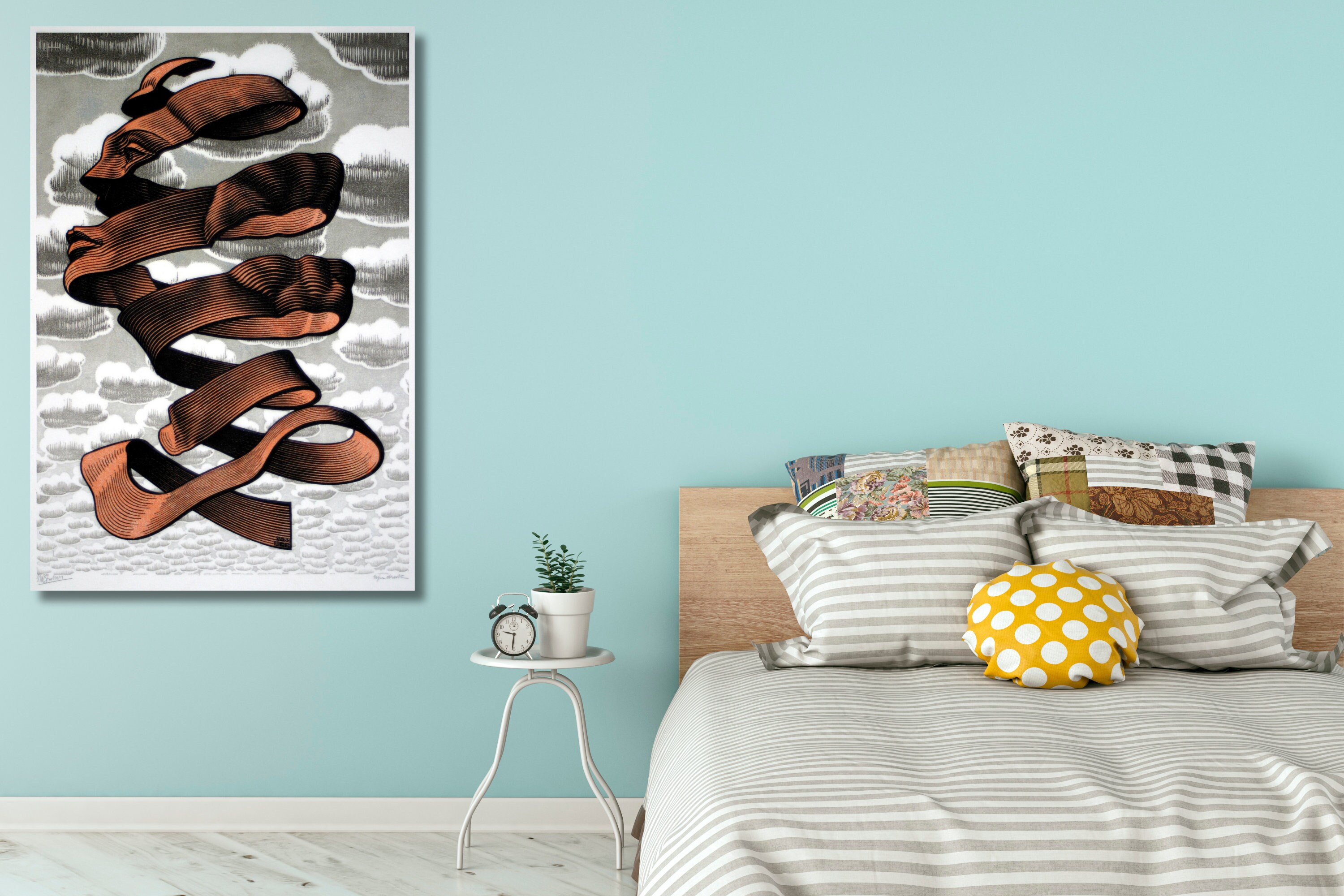 Rind by Maurits Cornelis Escher Canvas, Maurits Cornelis Escher Canvas ...