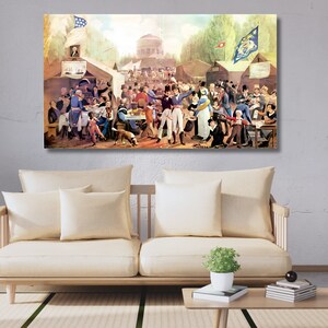4th of July Canvas Wall Art, Independence Day Prints, July Fourth ...