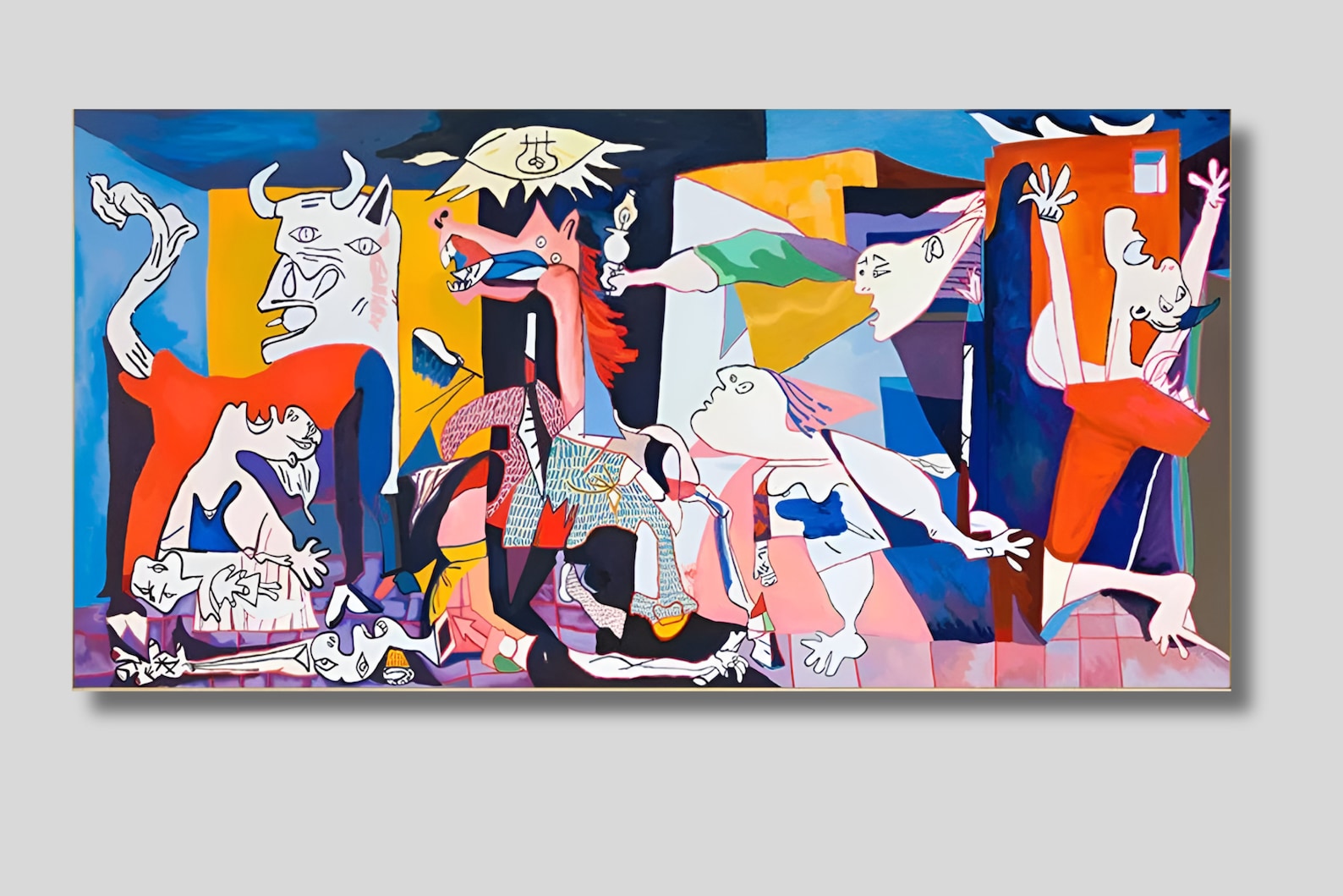 Guernica Canvas, Pablo Picasso Guernica Painting Print, Guernica Wall ...