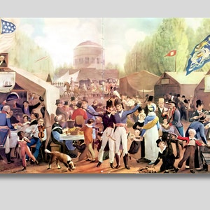 4th of July Canvas Wall Art, Independence Day Prints, July Fourth ...
