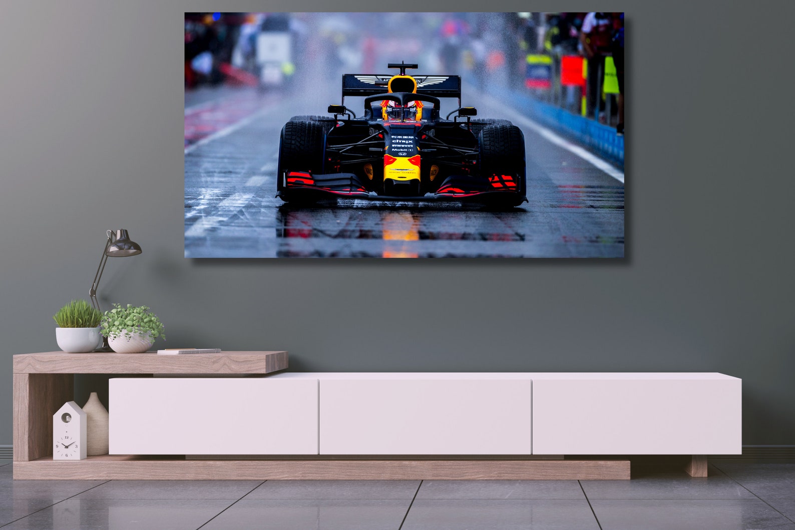 Verstappen F1 Formula One Canvas Print, Formula 1 Wall Art, Verstappen ...