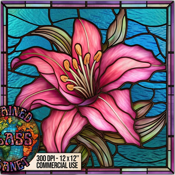 Stargazer Lily Flower Glass - Etsy