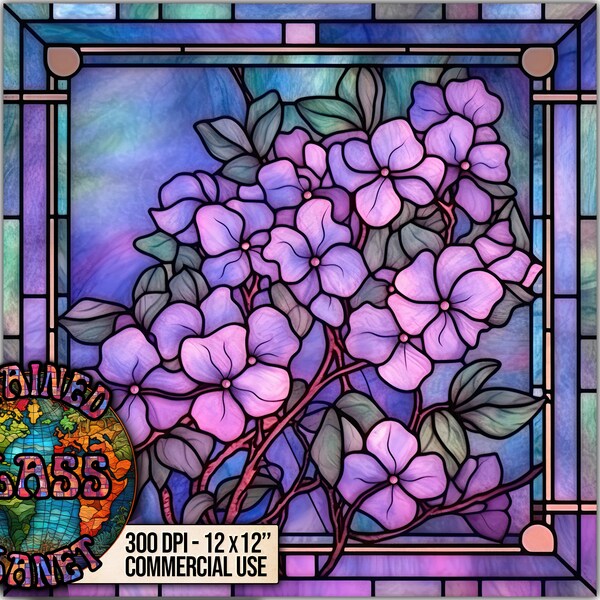 Violet Stained Glass - Etsy