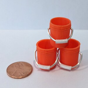 3 Pack - Tiny Home Store Style Bucket, (1/20 Scale) - Etsy