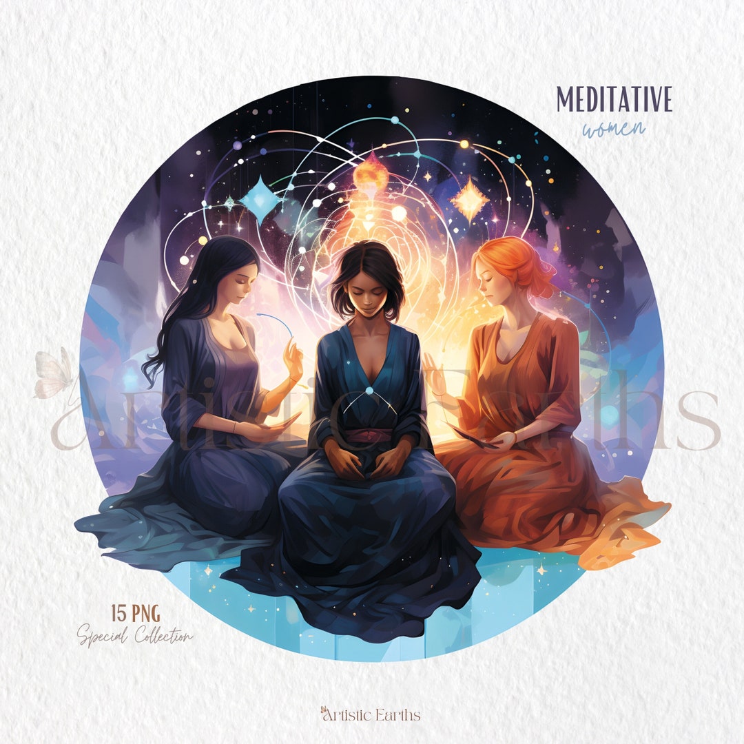 Spiritual Woman Clipart Sacred Feminine Art Divine Femenine Yoga ...