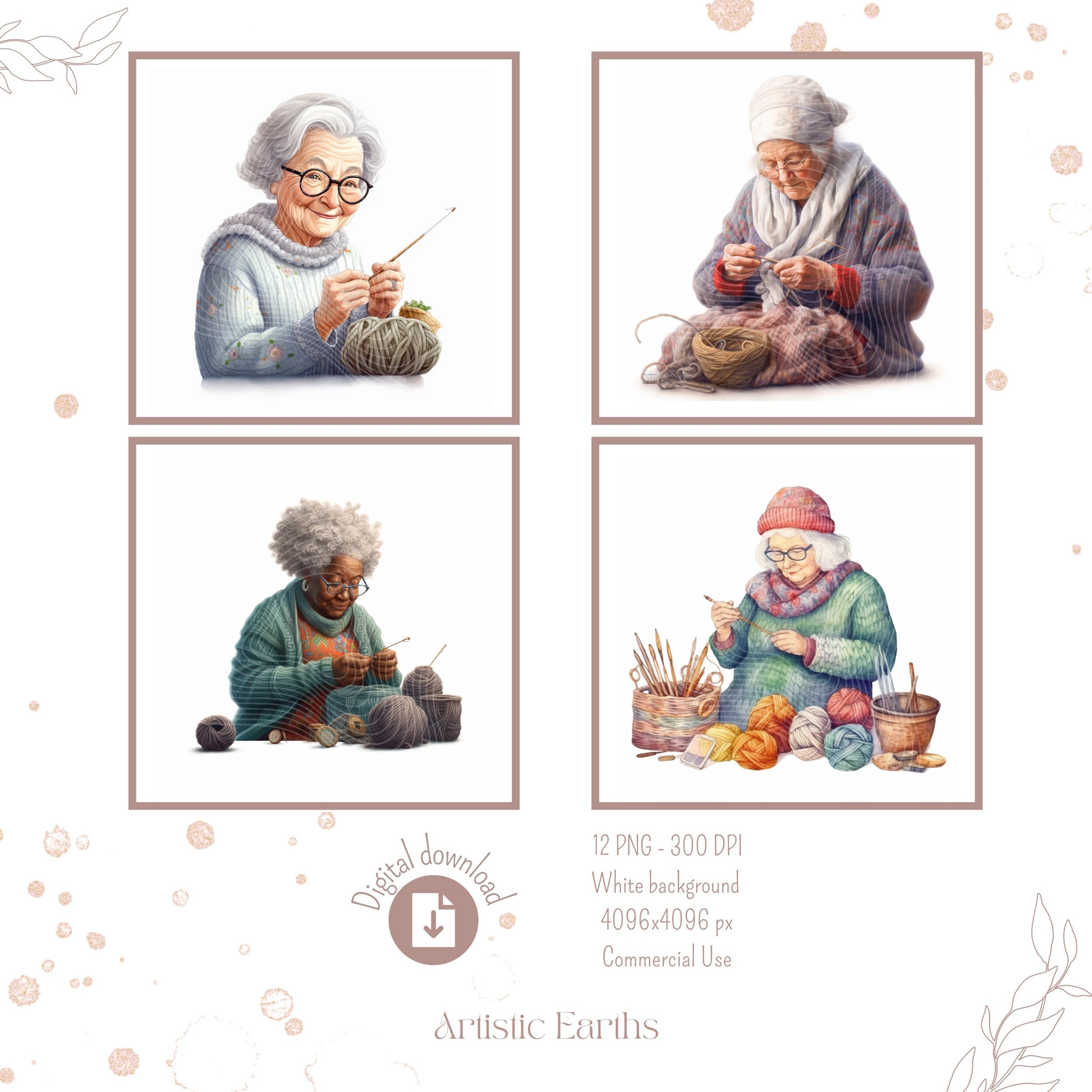Old Weaver Woman Clipart Weavers Day Art Illustrations - Etsy UK