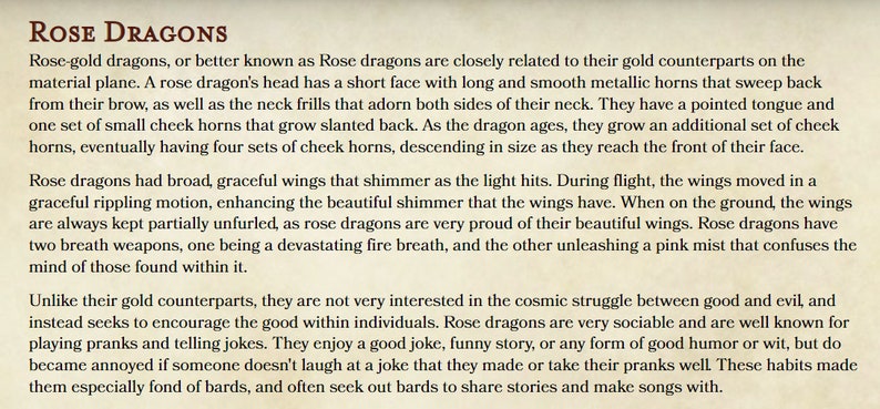 5e Bestiary: Feywild Expanded TTRPG Supplement - Etsy