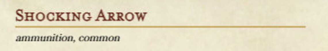 5e Magic Items: Magical Arrows - Etsy