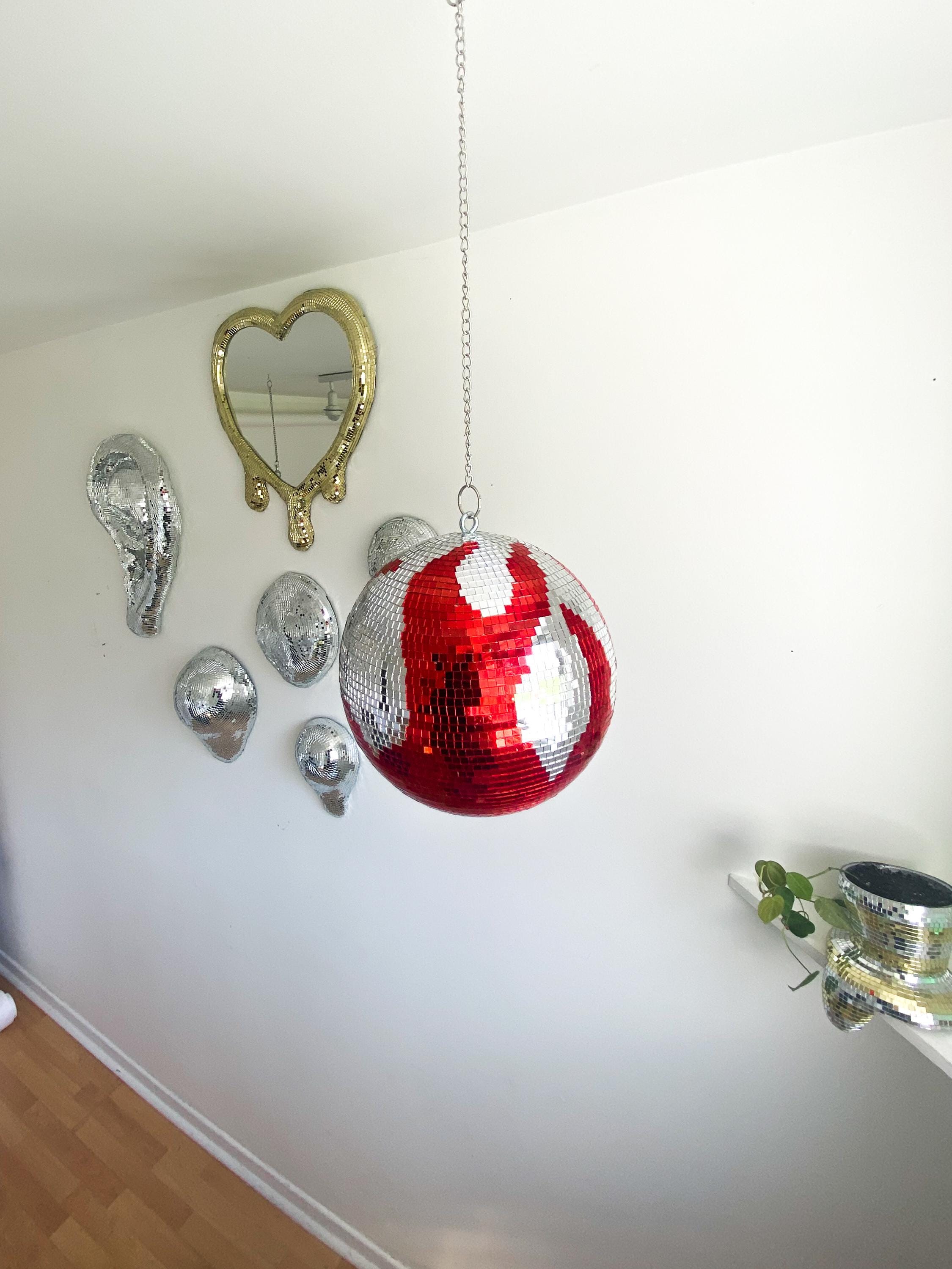 Fire Disco Ball, Disco Ball, Flame, Disco Balls, Red Disco Ball, Silver ...