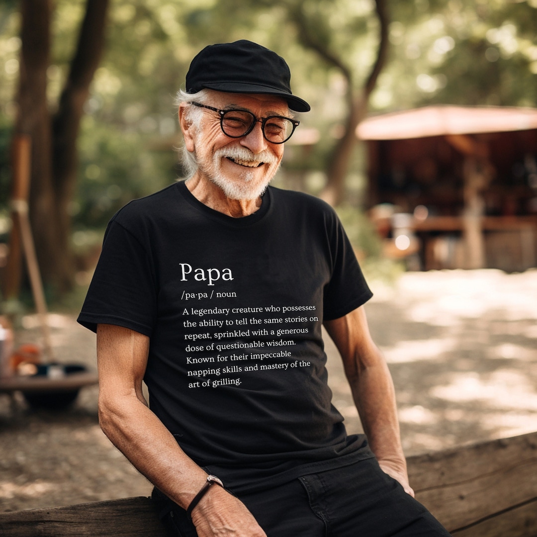 Funny Papa Shirt, Mischievous Grandpa Husband Shirt, Father's Day Gag ...