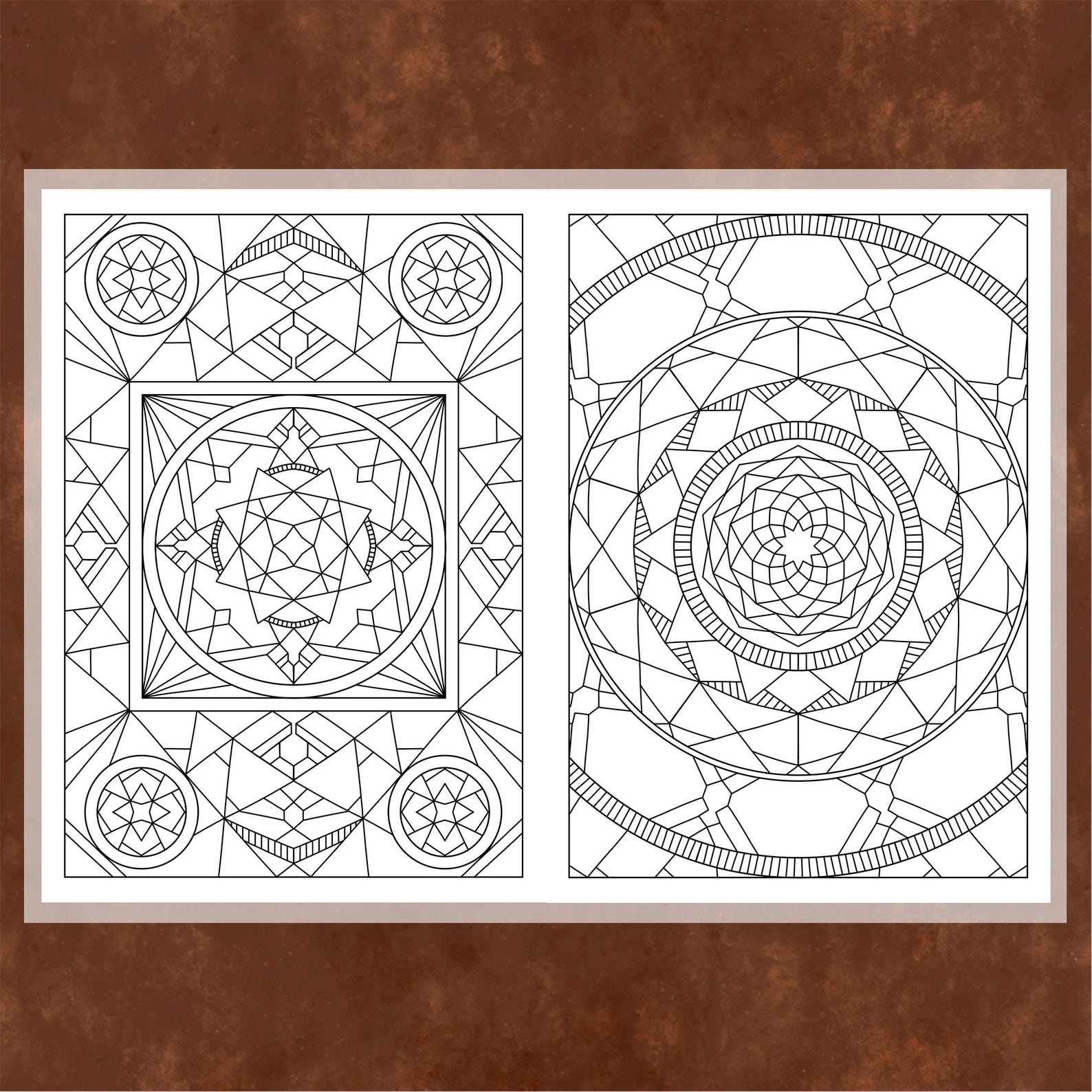 10 Mandala Coloring Pages • Relaxing Mindful Printables (PDF & PNG ...