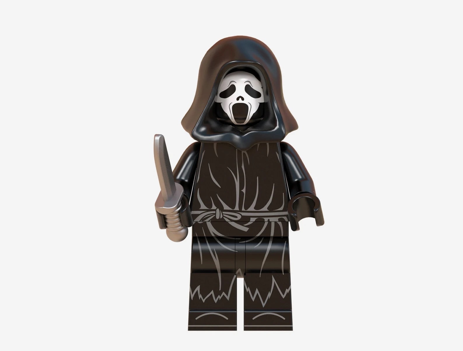 Custom Handmade Lego Scream Minifigure Building Block Toy - Etsy