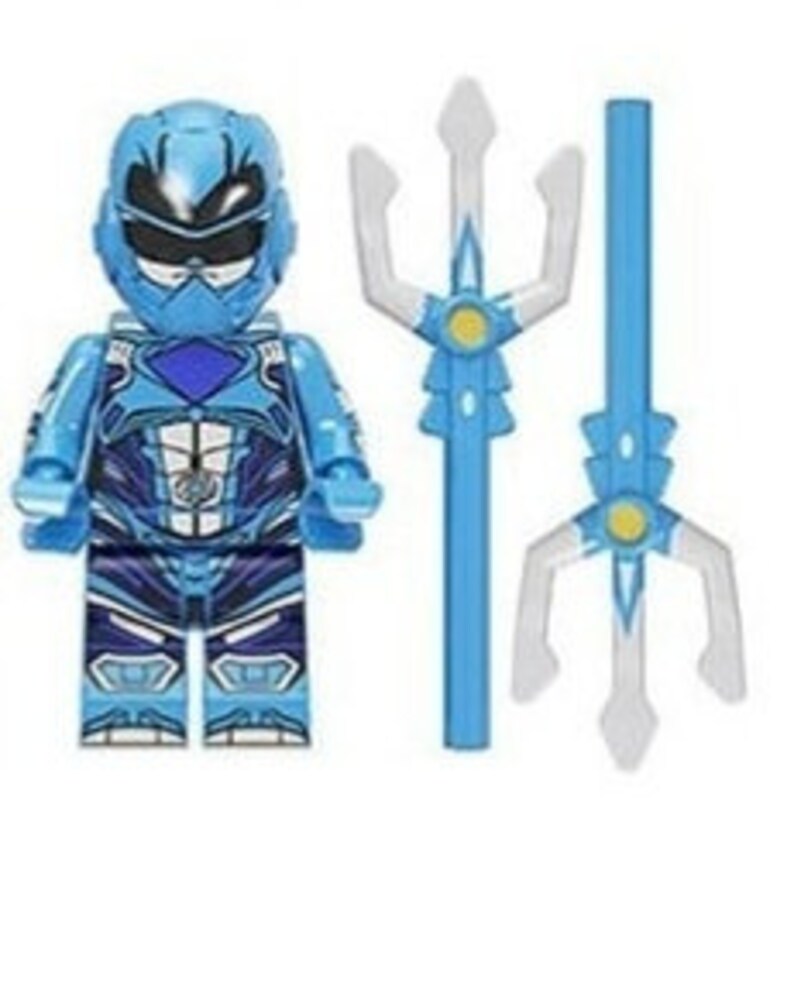 Custom Handmade Lego Mighty Morphin Power Rangers Minifigure - Etsy