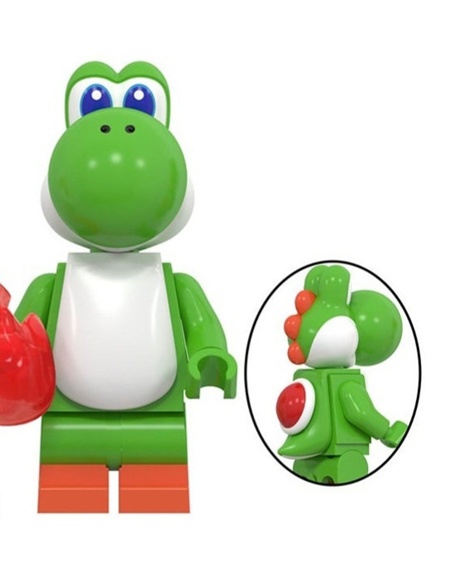 Custom Handmade Lego Minifigure Nintendo Super Mario Yoshi - Etsy