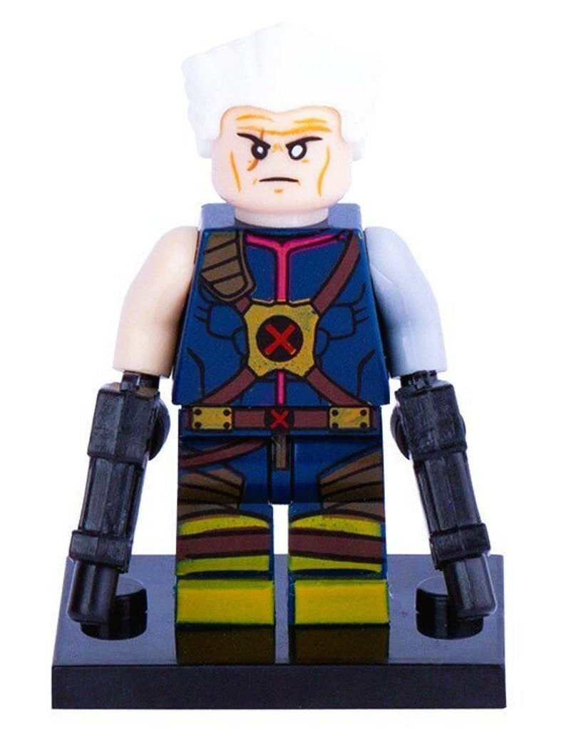 Custom Handmade Lego Xmen Cable Minifigure Building Block Toy Marvel ...