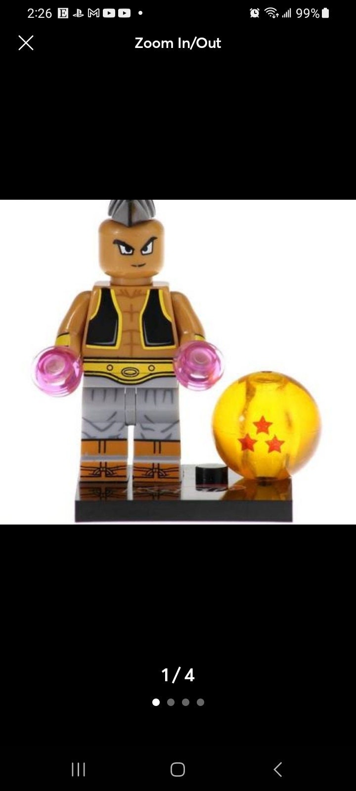 Custom Handmade Lego Uub Goku Minifigure Building Block Toys Dragonball ...