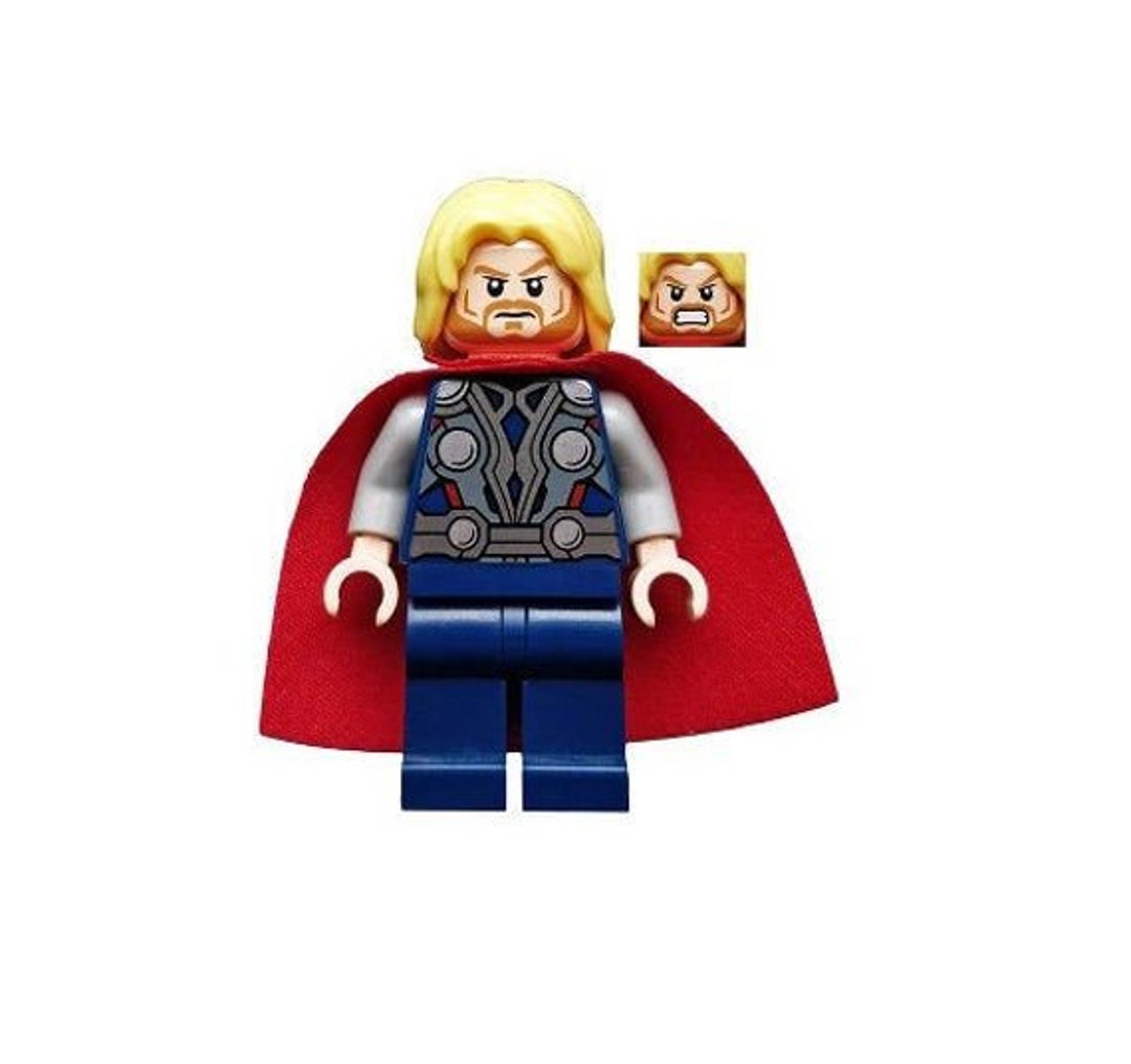 Custom Handmade Lego Avengers Thor God of Thunder Minifigure - Etsy