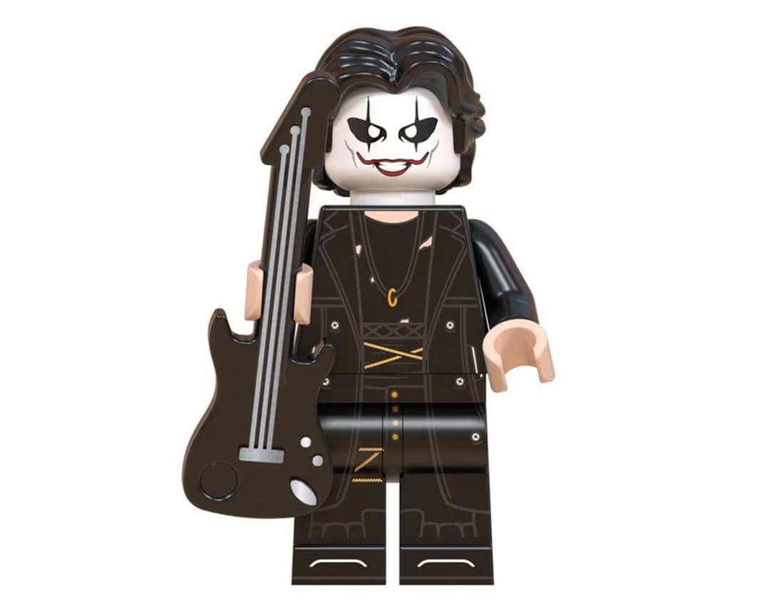 Custom Handmade Lego the Crow Eric Draven Minifigure Building - Etsy