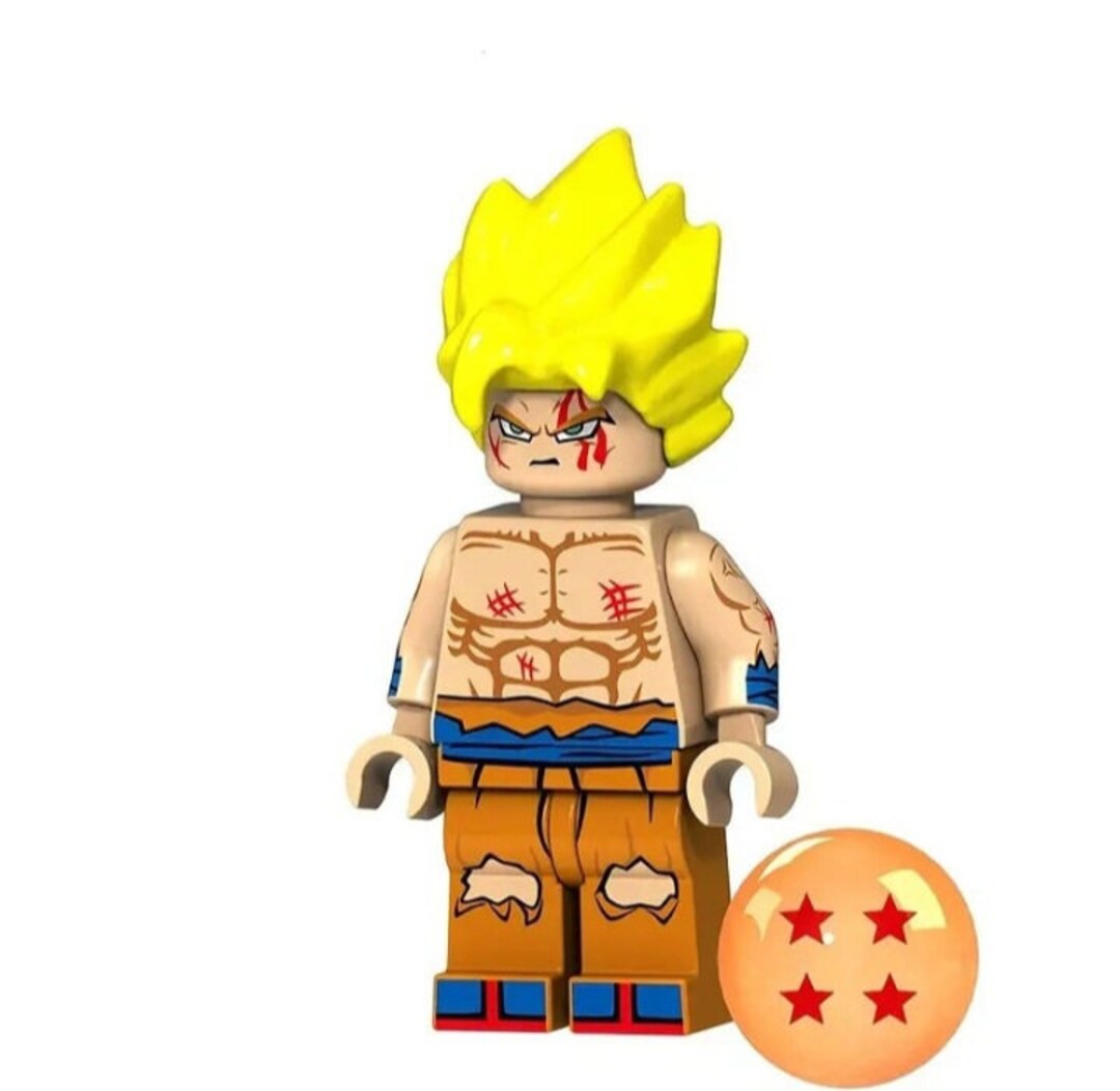 Custom Handmade Lego Goku Minifigure Building Block Toys - Etsy