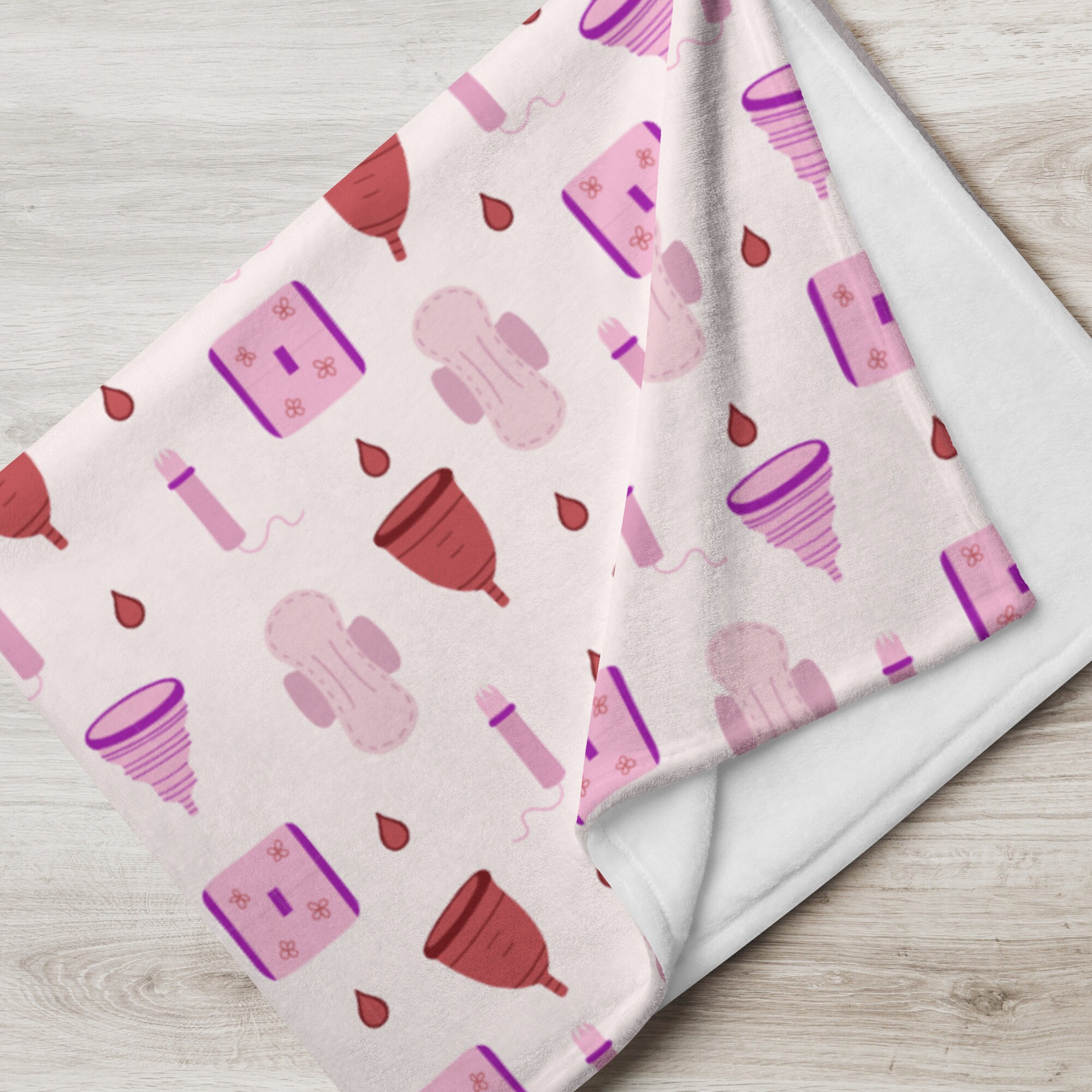 Period Products Blanket, Period Power, Unique Throw Blanket, Period ...