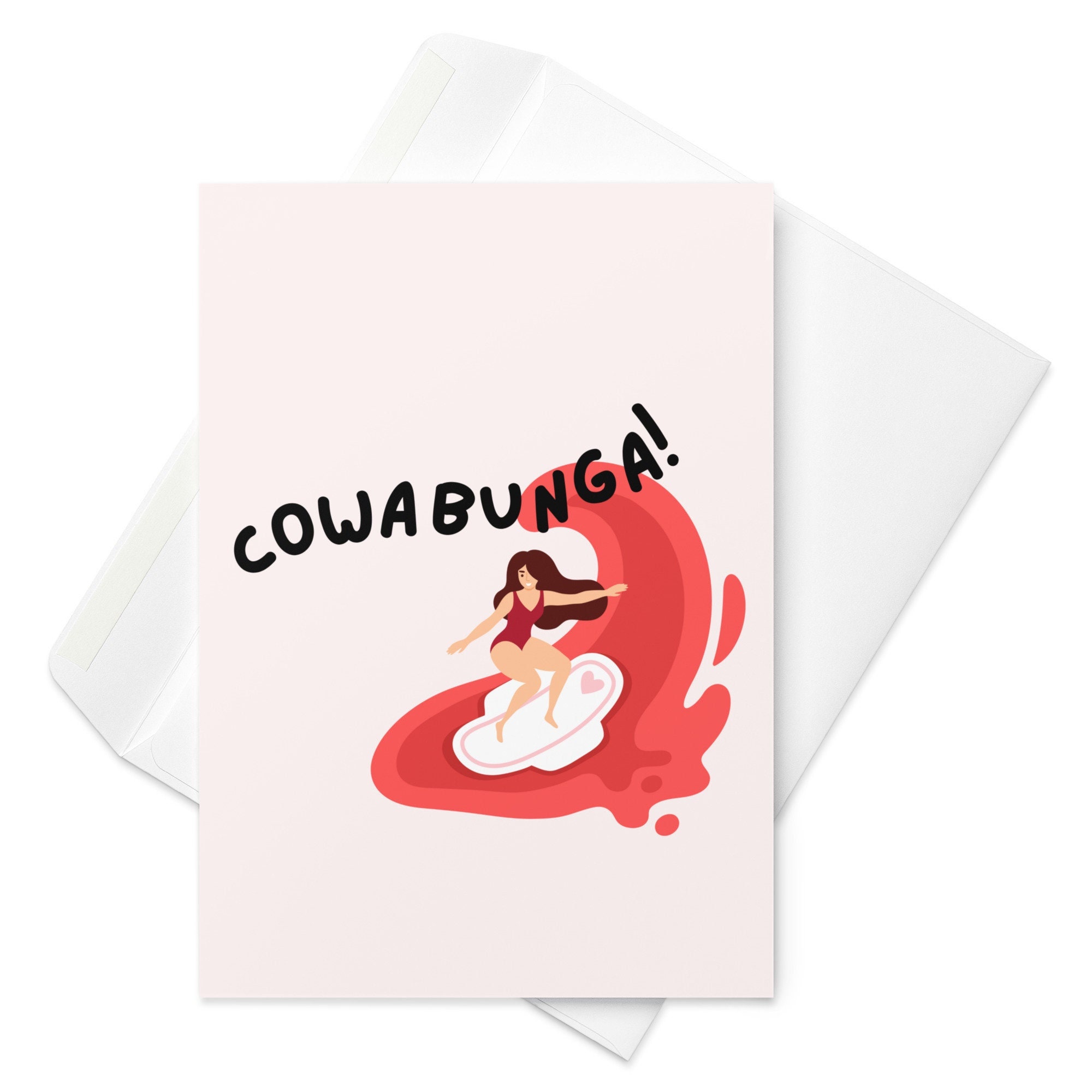 Period Card, First Period Card, Menstruation Celebration, First Period ...