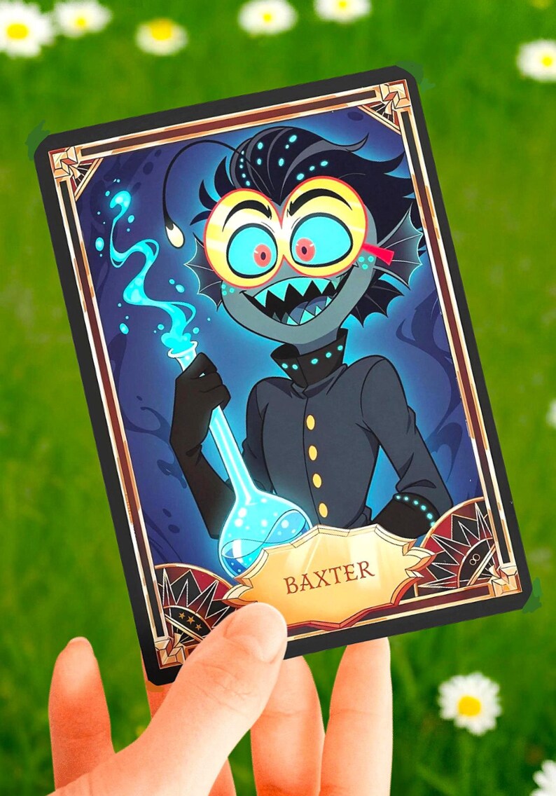 BAXTER Hazbin Hotel - Card Fanmade - Etsy