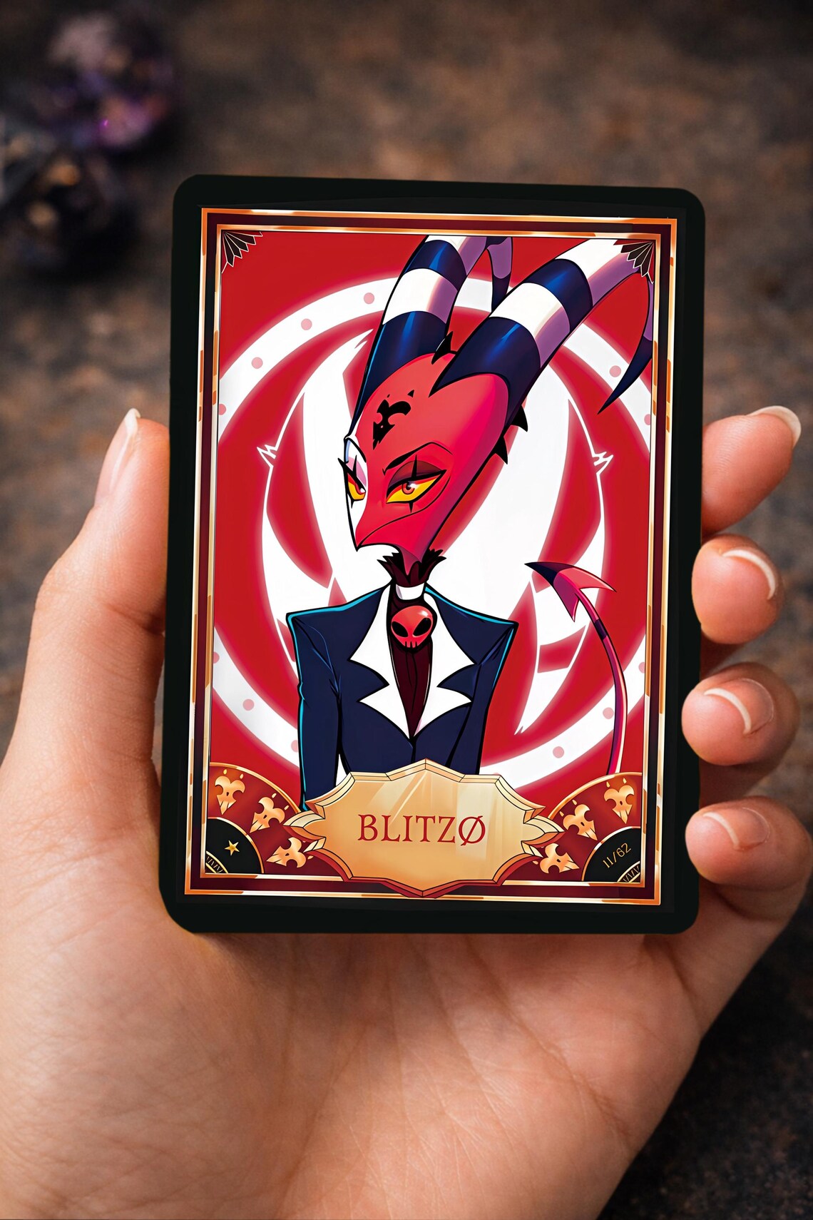 BLITZO Helluva Boss Card Fanmade - Etsy