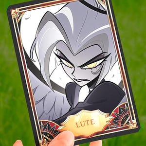 Lute Hazbin Hotel - Card Fanmade - Etsy