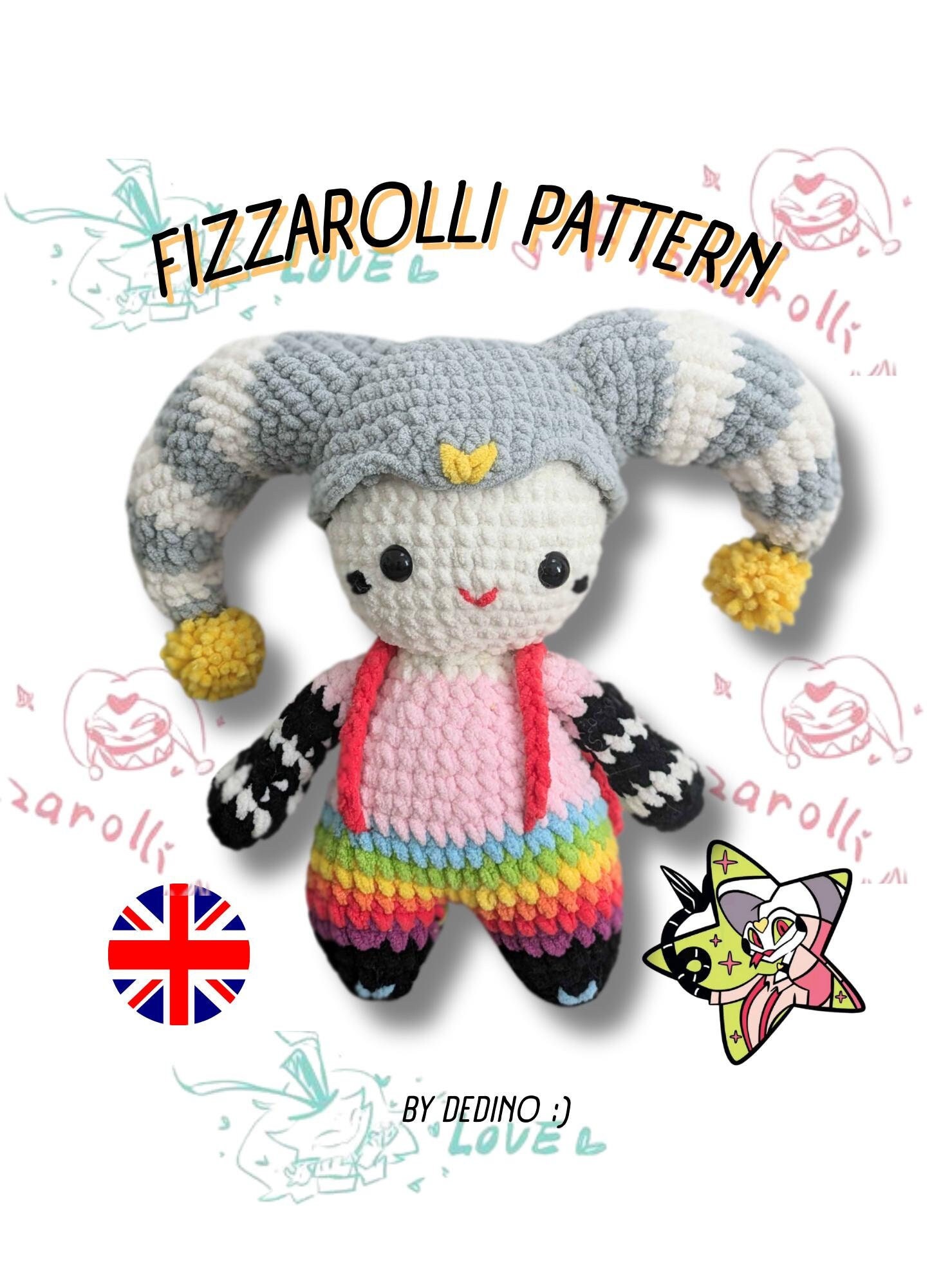 FIZZAROLLI Helluva Boss PDF Amigurumi Crochet Pattern english - Etsy