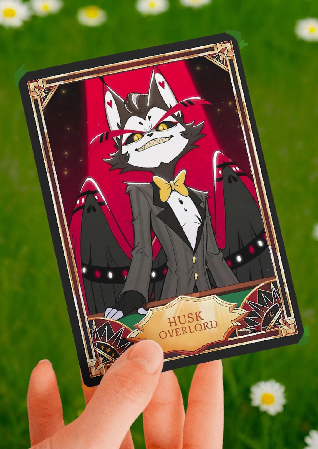 Husk Overlord Hazbin Hotel - Card Fanmade - Etsy