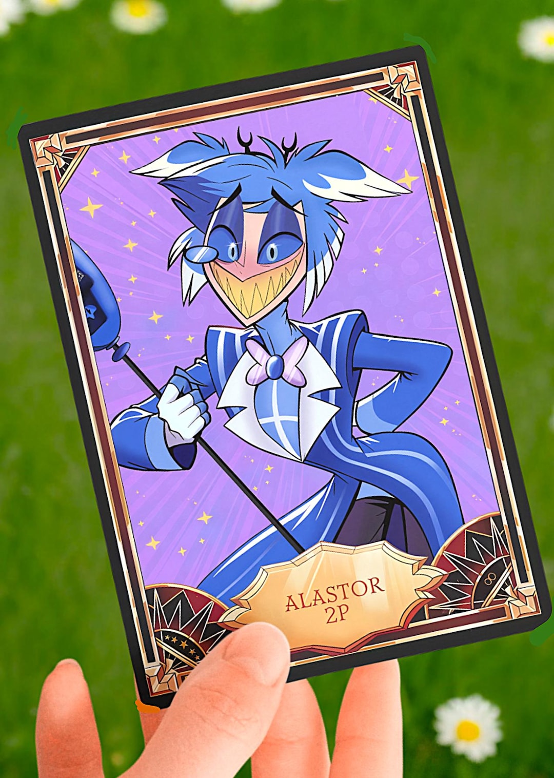 ALASTOR 2P Hazbin Hotel - Card Fanmade PRE ORDER - Etsy