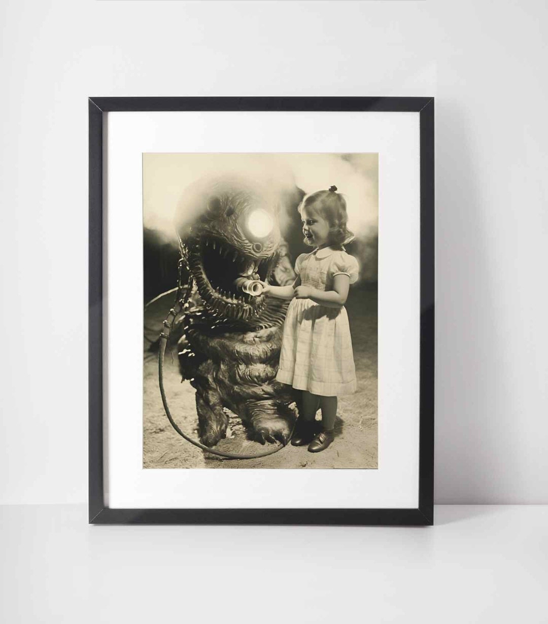 Surreal Disturbing Art Wall Decor, Strange Art Print, Horror Surrealism ...