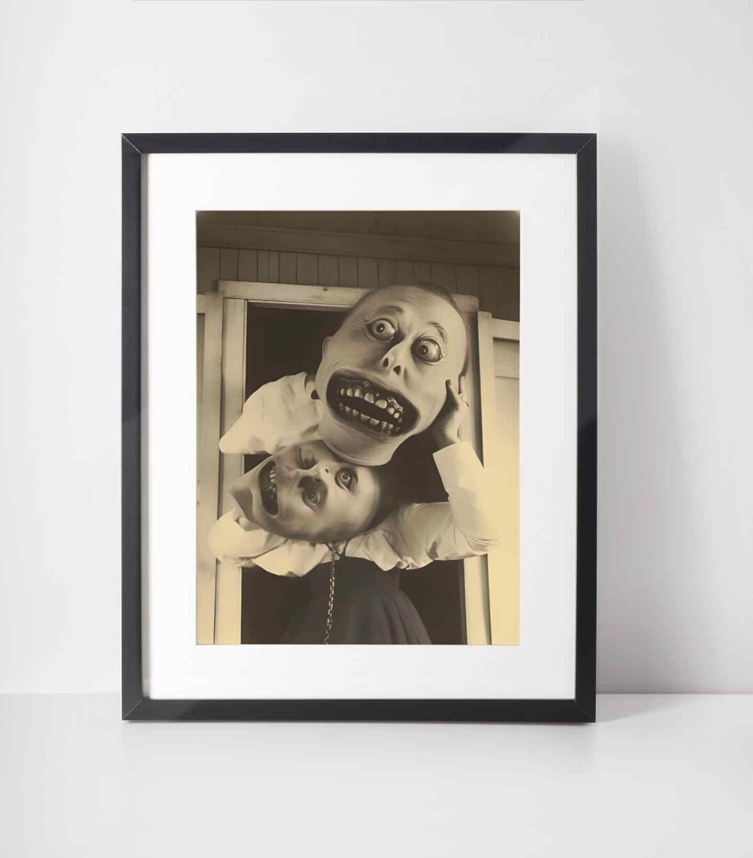 Surreal Disturbing Art Wall Decor, Strange Art Print, Horror Surrealism ...