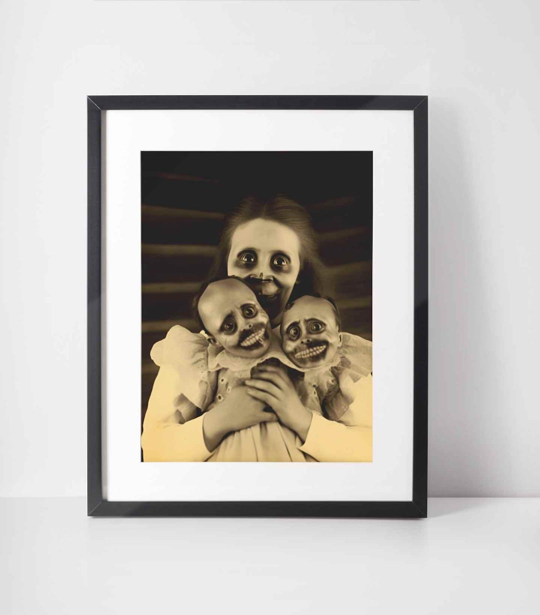 Surreal Disturbing Art Wall Decor Strange Art Print Horror - Etsy