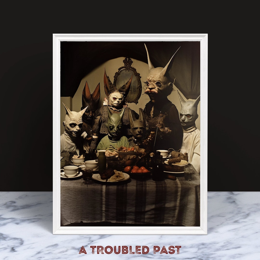 Surreal Disturbing Wall Art Print, Macabre Surrealism Print, Dark ...