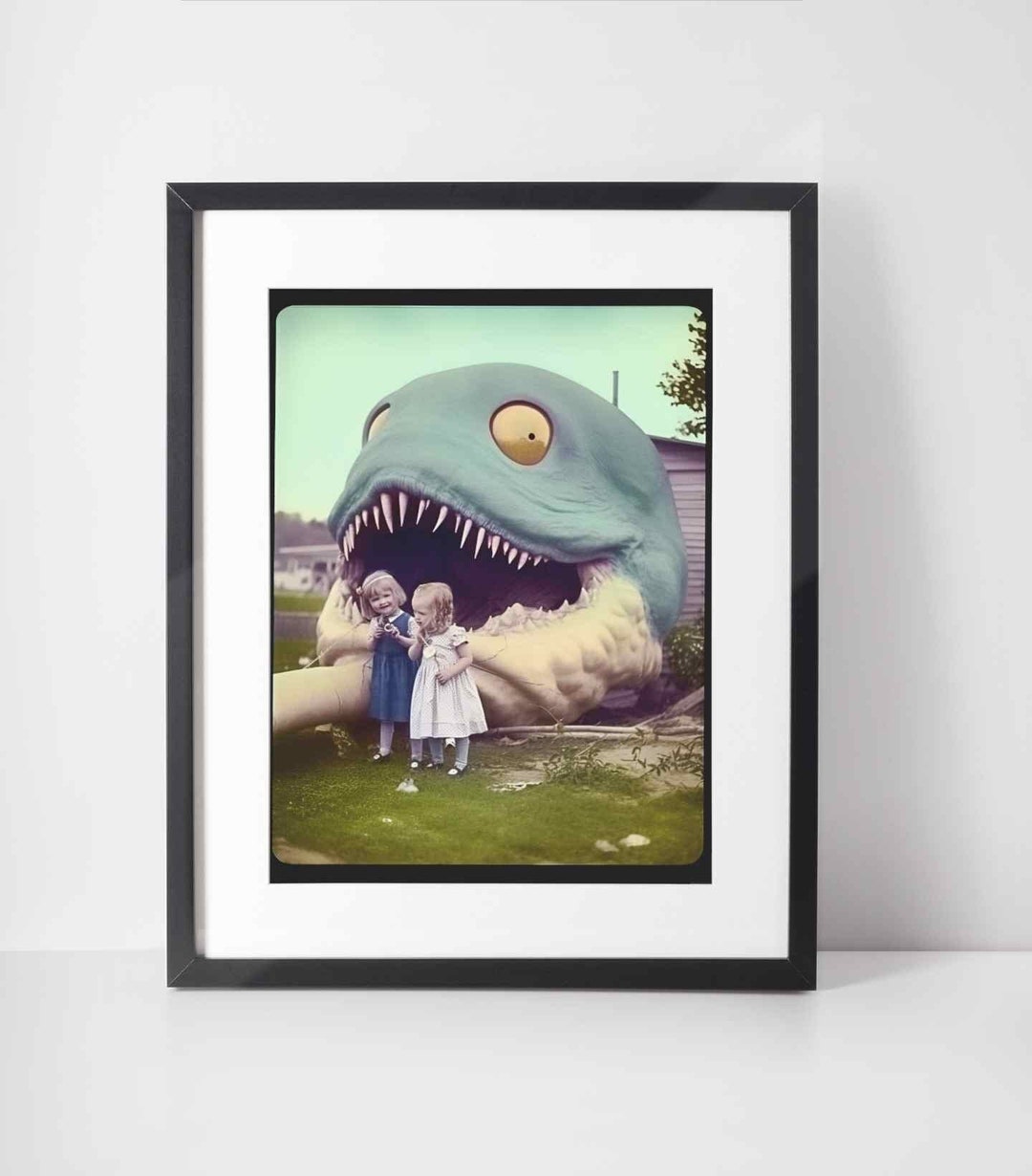 Surreal Disturbing Wall Art, Strange Art Print, Dark Academia Aesthetic ...