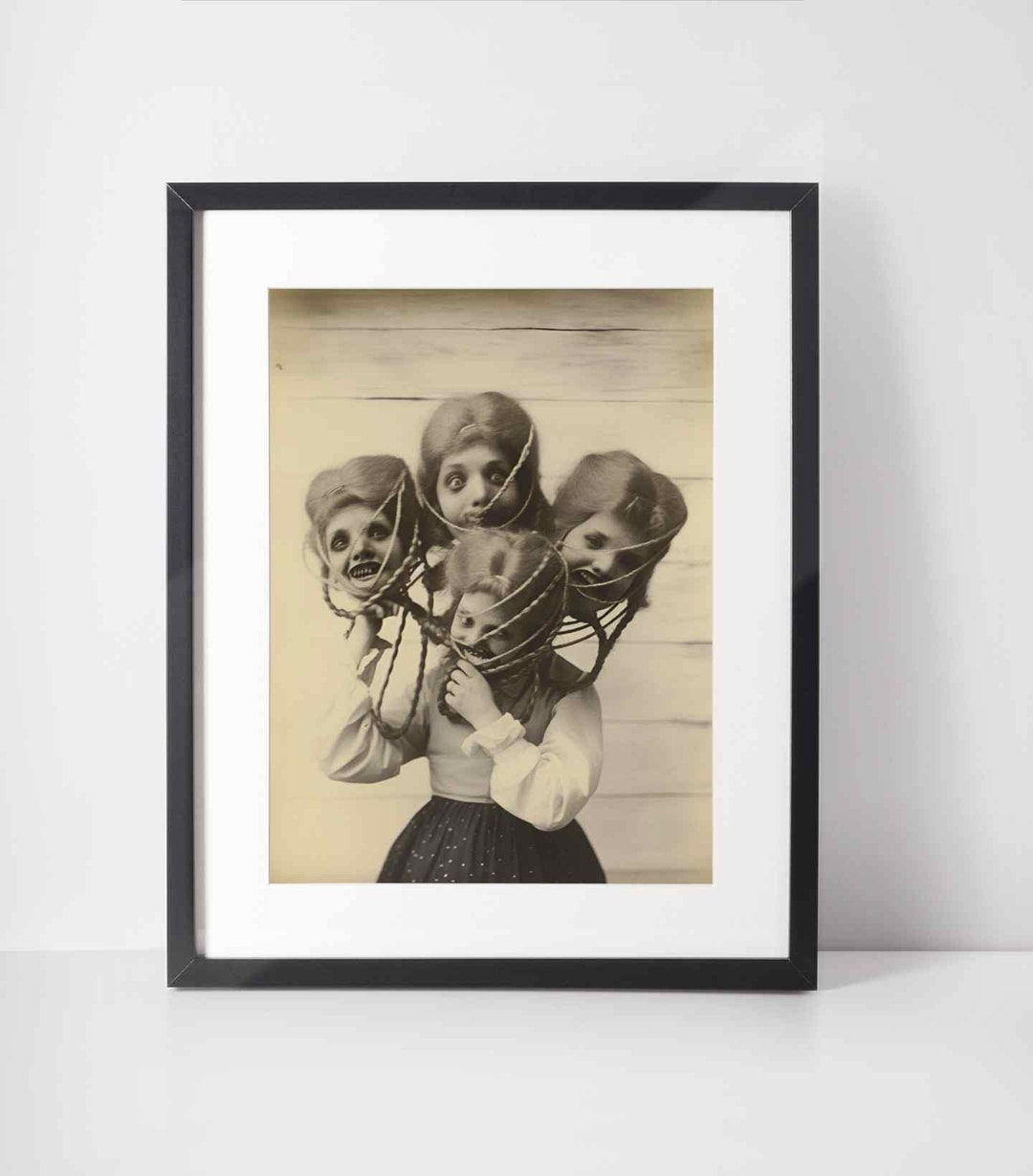 Surreal Disturbing Art Wall Decor, Strange Art Print, Horror Surrealism ...