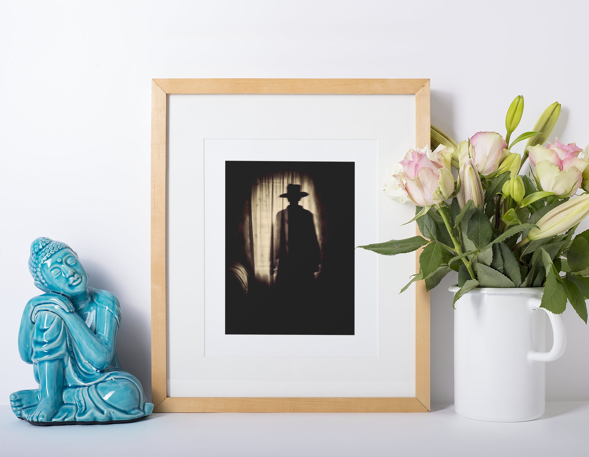 Hat Man Photo Classic Horror Arthalloween Decor Steam Punk - Etsy