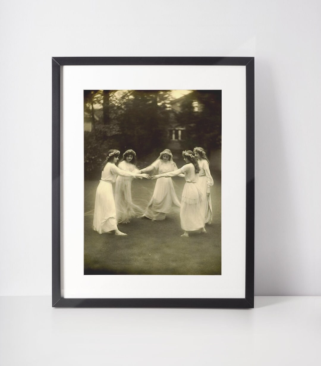 Vintage Pagan Wall Art for Wiccan, Wall Art Vintage Photograph Wicca ...