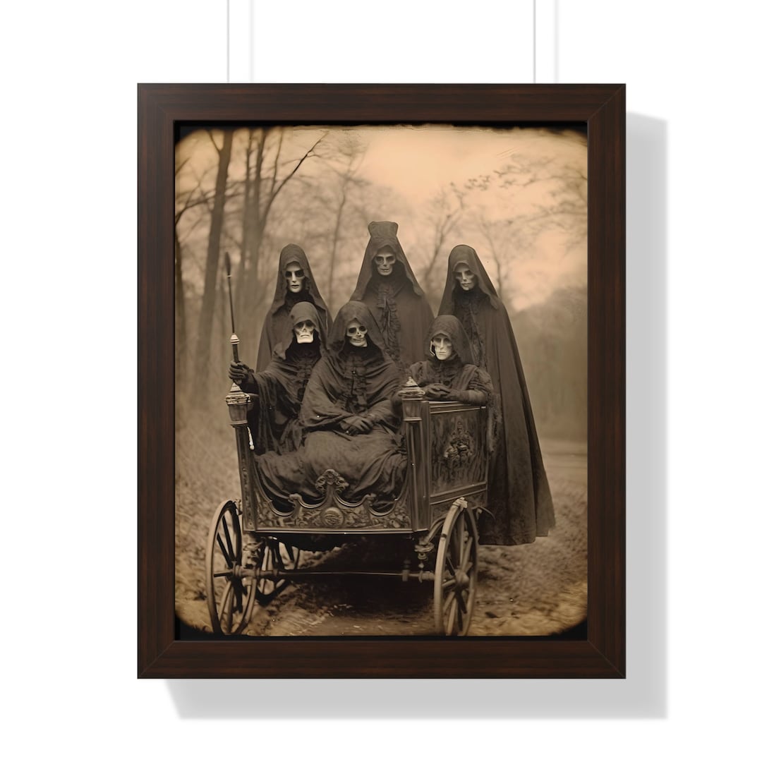 Creepy Vintage Print Occult Wall Art Strange Wall Art Weird Wall Decor ...