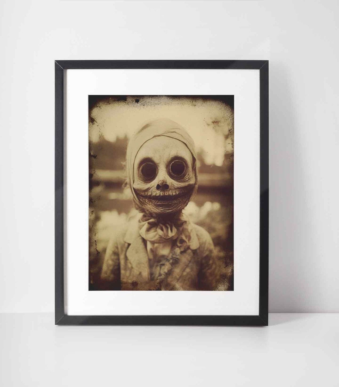 Macabre Surreal Art, Disturbing Wall Decor, Halloween Decor, Surrealism ...