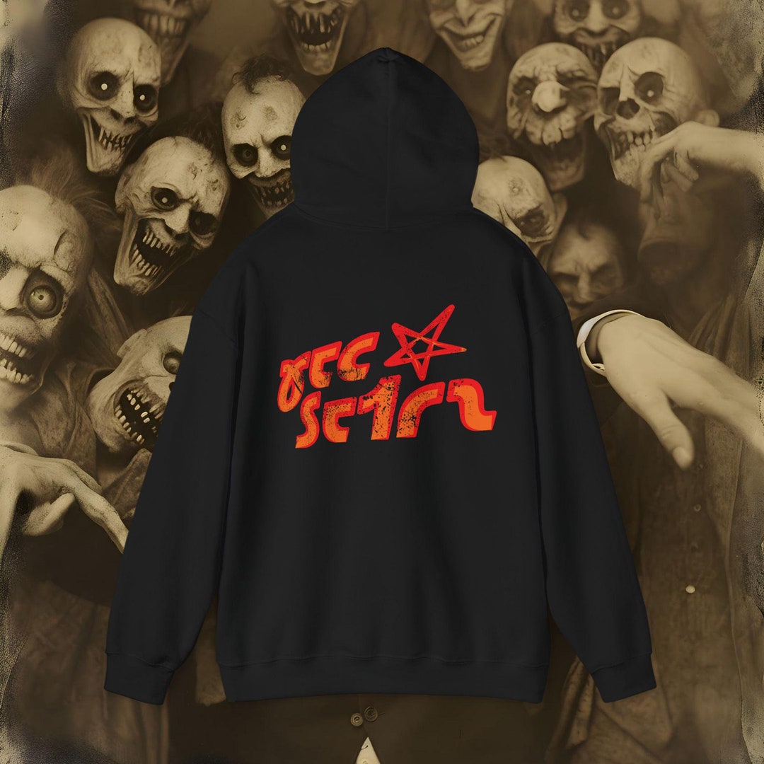 Hail Satan Shavian Alphabet Hoodie Gift for Witchy Girlfriend, Occult ...