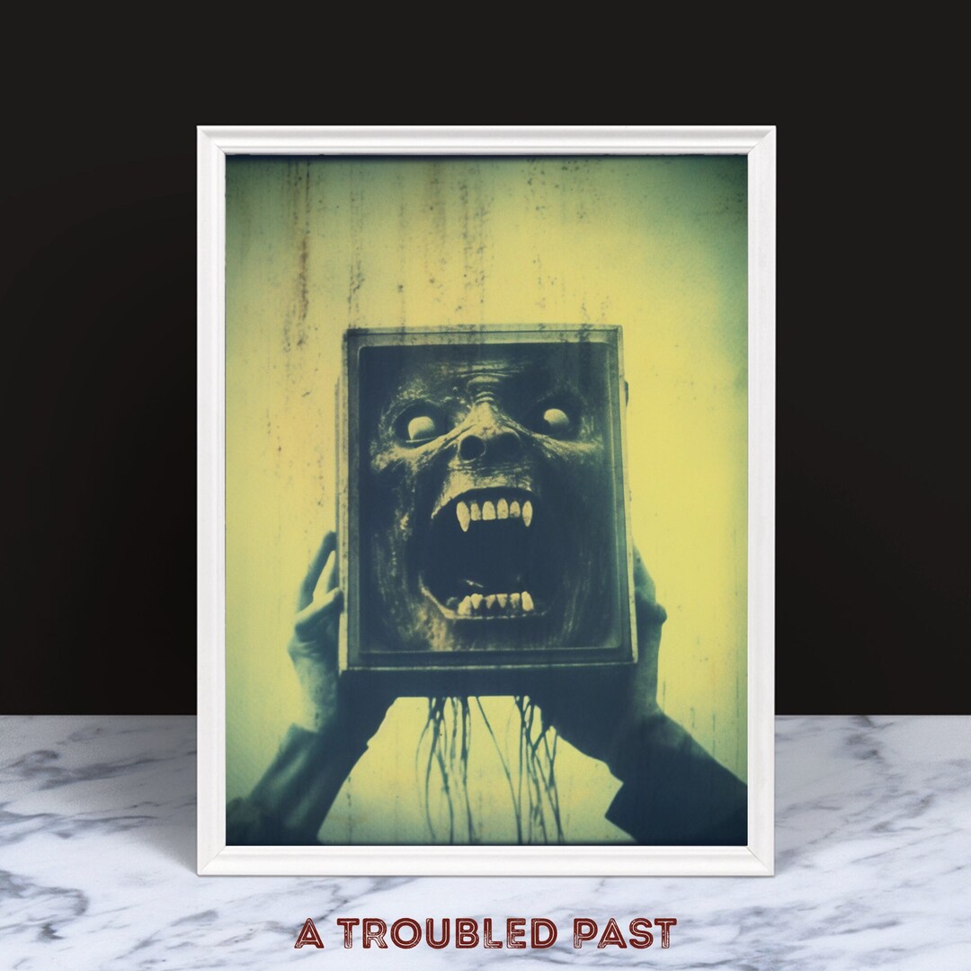 Macabre Vintage Photo Print: Spooky Weirdcore Wall Art (framed or ...