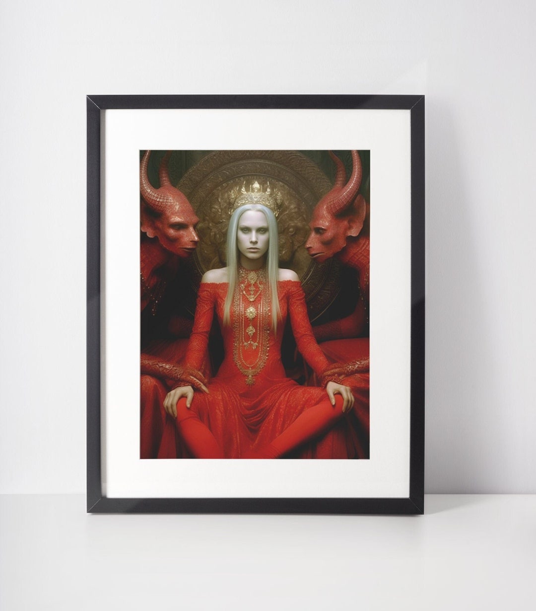 Pagan Photo Occult Wall Art Satanist Wall Decor Wiccan Art Wiccan Wall ...