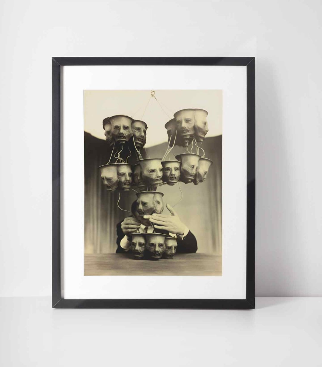 Surreal Disturbing Art Wall Decor Strange Art Print Horror - Etsy