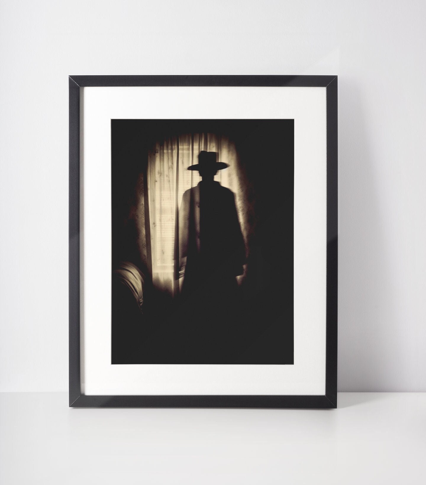 Hat Man Photo Classic Horror Arthalloween Decor Steam Punk - Etsy