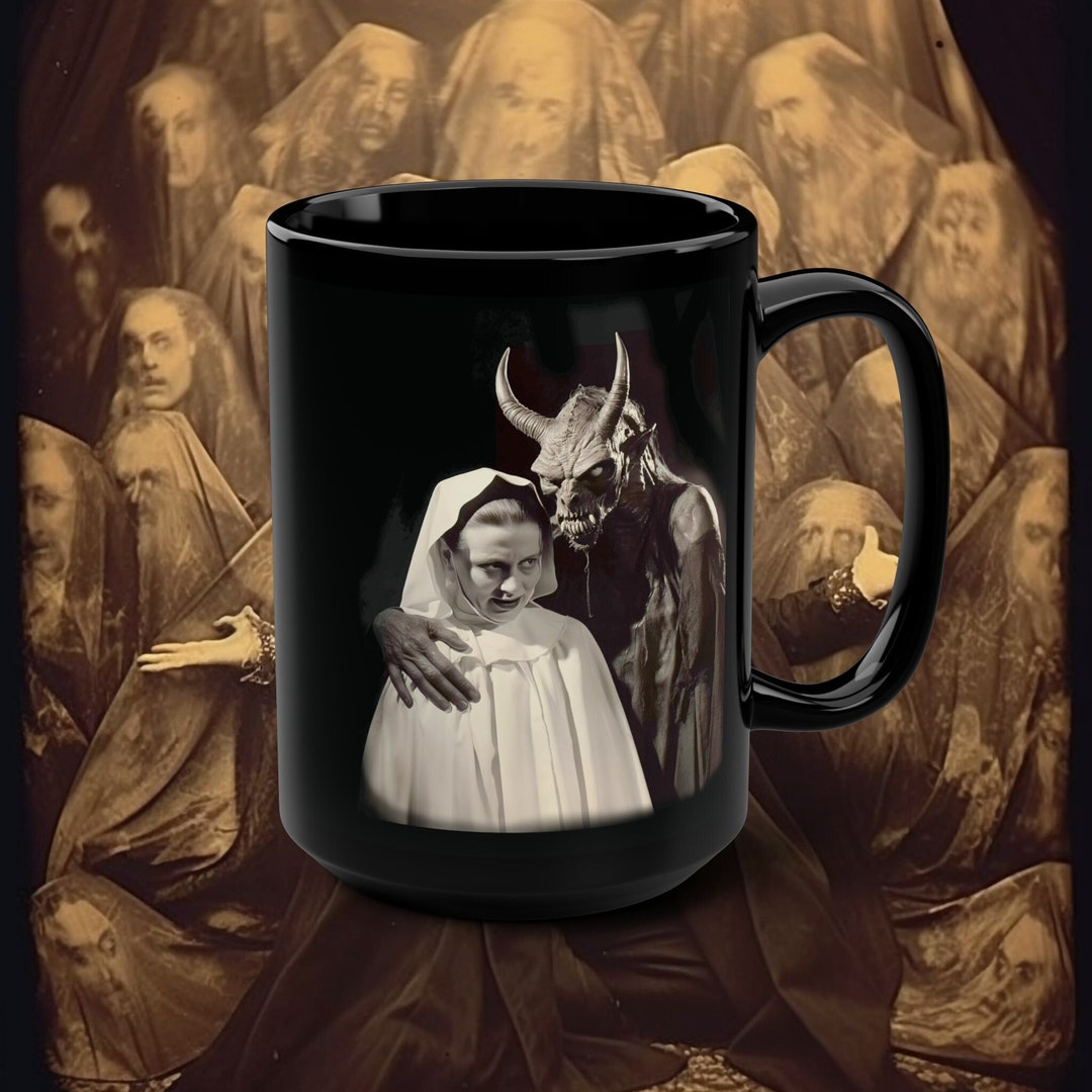 Corrupted Nun Coffee Cup Gift for Satanic Satanist Demon and - Etsy