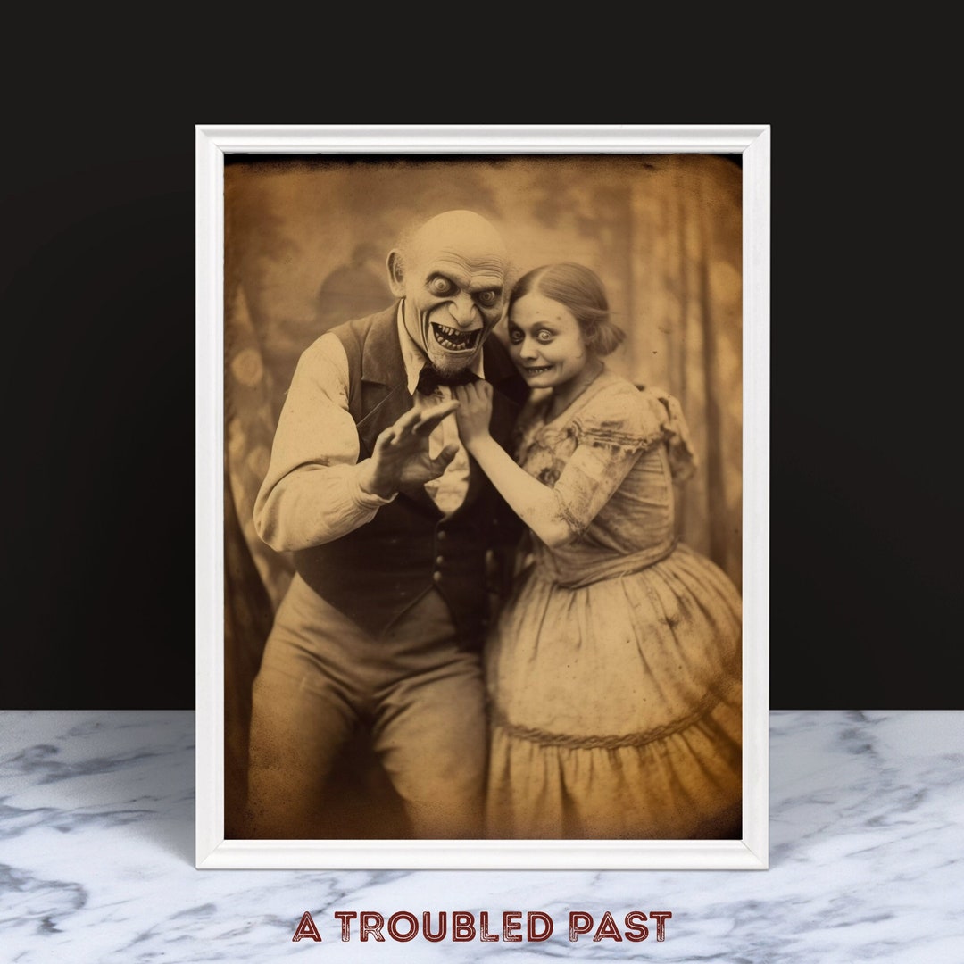 Vintage Creepy Photograph, Creepy Wall Art, Spooky Gift, Gothic Decor ...